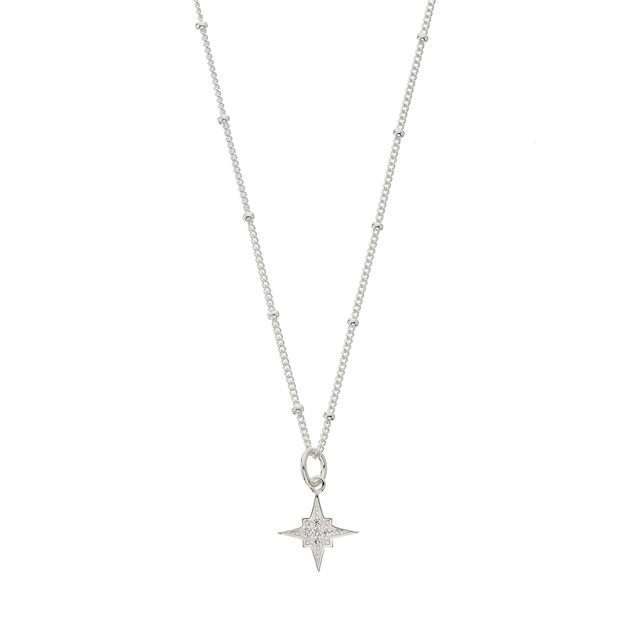 Sterling Silver Shooting Star Necklace - Tomm Jewellery UK