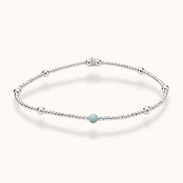 Blue anklet store
